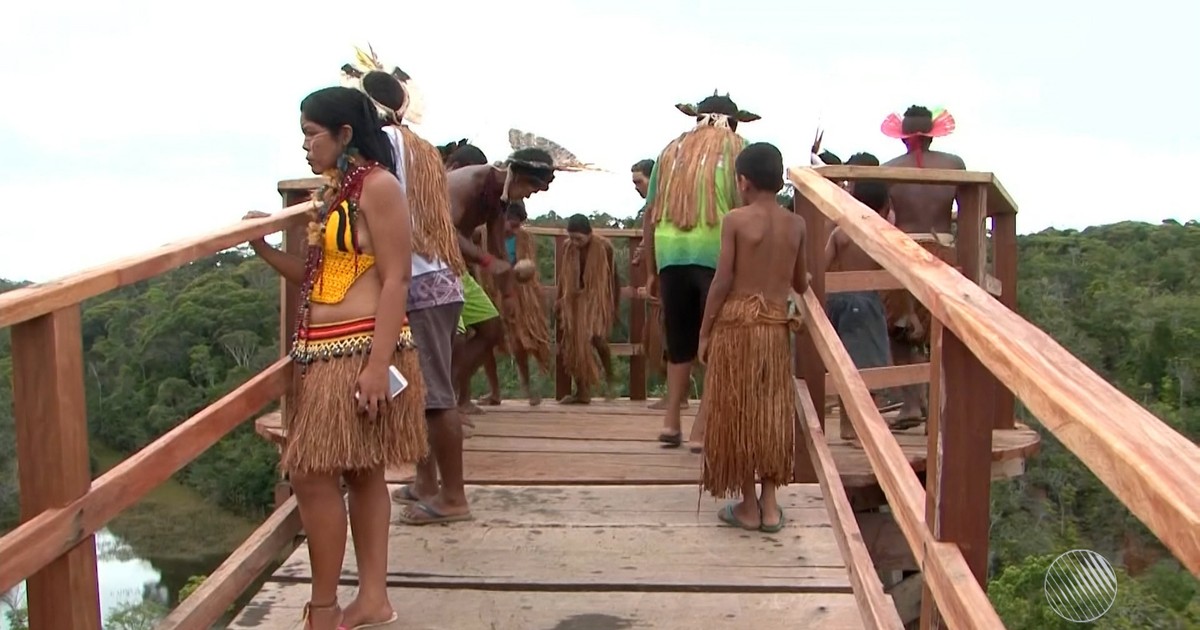 G1 - Índios pataxós ocupam Parque do Descobrimento, na região sul da BA ...