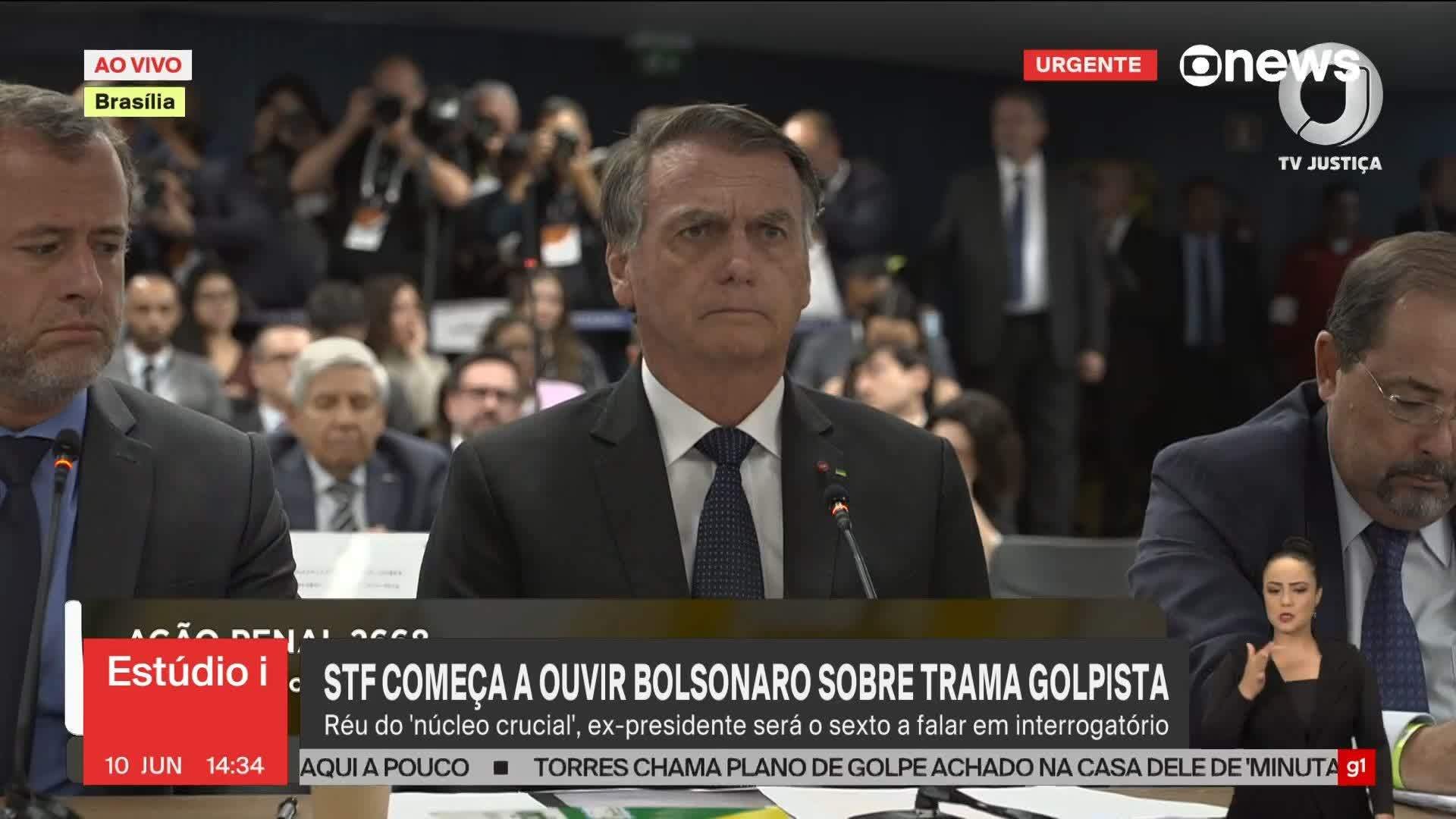 VÍDEOS: Bolsonaro é interrogado pelo STF sobre trama golpista ...