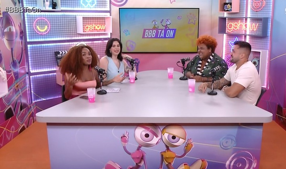 Mesacast do BBB Tá On teve estreia com Jeska Grecco e Patrícia Ramos no comando | GSHOW ...