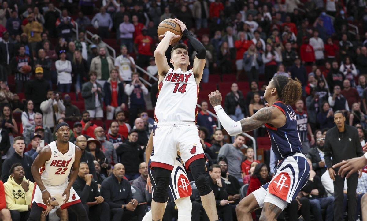Miami Heat vence os Rockets com noite de gala de Tyler Herro | nba | ge
