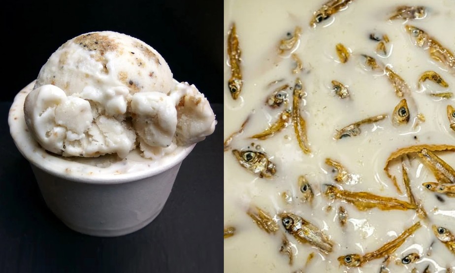 Sorveteria surpreende com peixe seco, lagarta e pimenta em sabores ...
