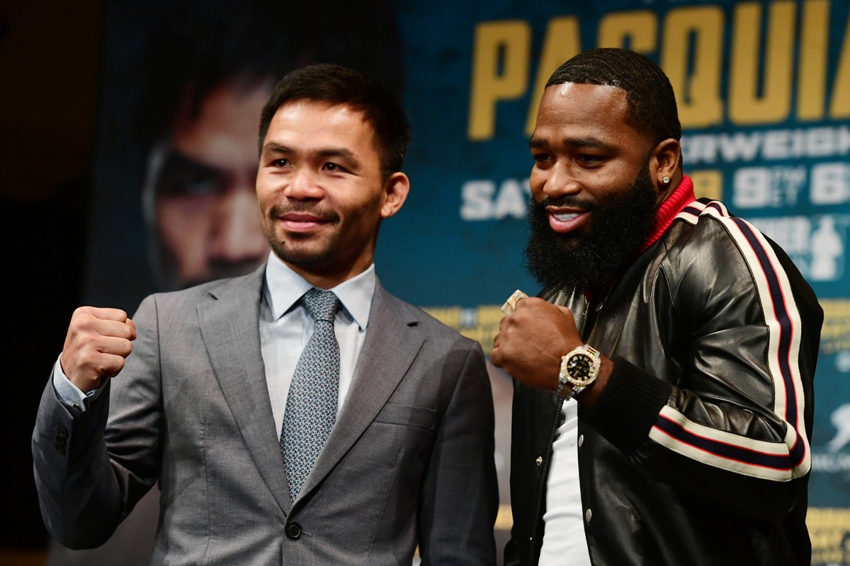Aos 40 anos, Pacquiao defende cinturão em volta para Las Vegas: "É a ...