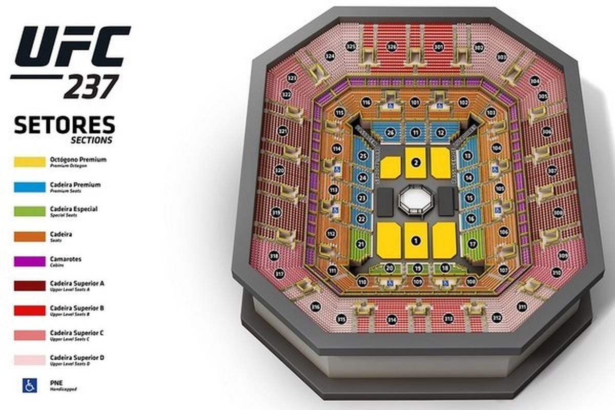 Ingresso mais barato para o UFC Rio 10 sai por R$ 145, enquanto lugar ...