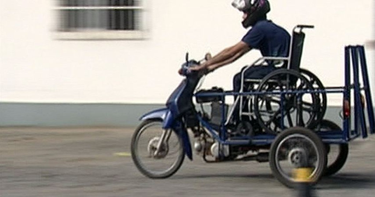 G1 - Estudantes criam moto adaptada para deficientes físicos em Aracruz ...