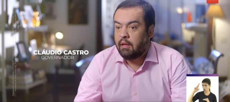 Cláudio Castro inicia propaganda eleitoral na TV assumindo que é gago ...