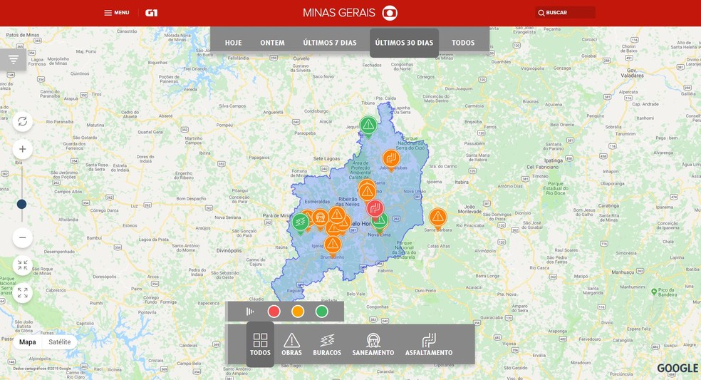 MG Móvel lança mapa para você conferir todos os pedidos, obras e ...