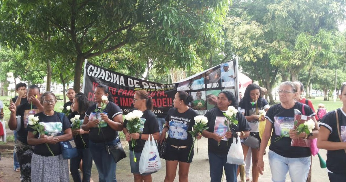 G1 - Caminhada lembra aniversário de 3 meses de chacina em Belém ...