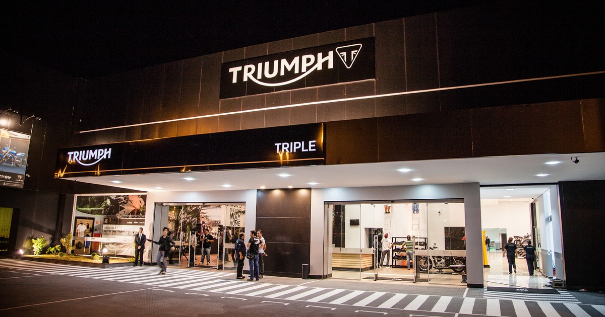 G1 - Triumph inaugura sua maior concessionária do mundo no Brasil ...
