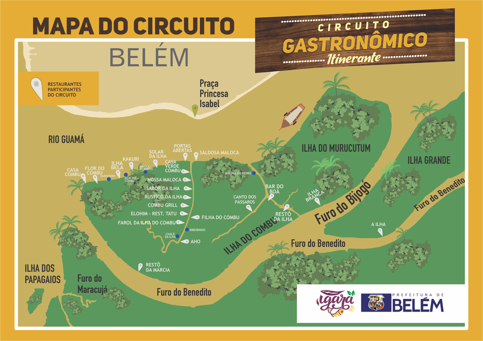 Região das ilhas de Belém recebe circuito gastronômico itinerante ...