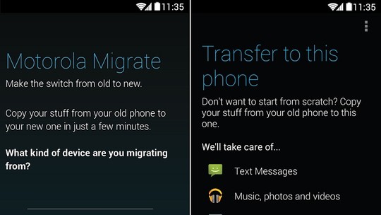 Motorola Migrate | Software | TechTudo Motorola Migrate | Software | TechTudo