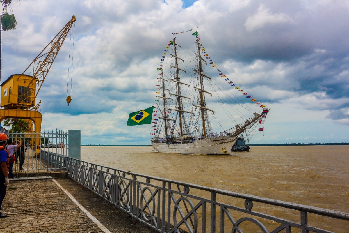 Marinha abre visitação para Navio-Veleiro Cisne Branco, em Belém | Pará ...
