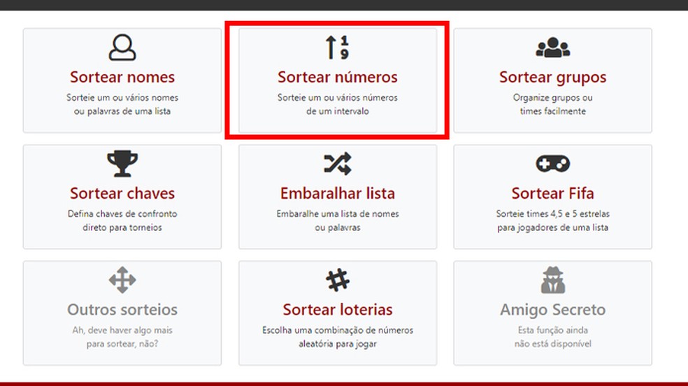 Site para sortear: como usar o Sorteador.top | Produtividade | TechTudo
