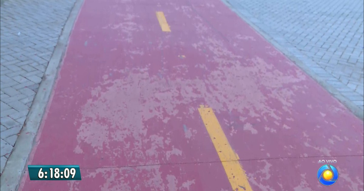 G1 - Tinta da ciclovia da nova Lagoa de João Pessoa descasca após ...
