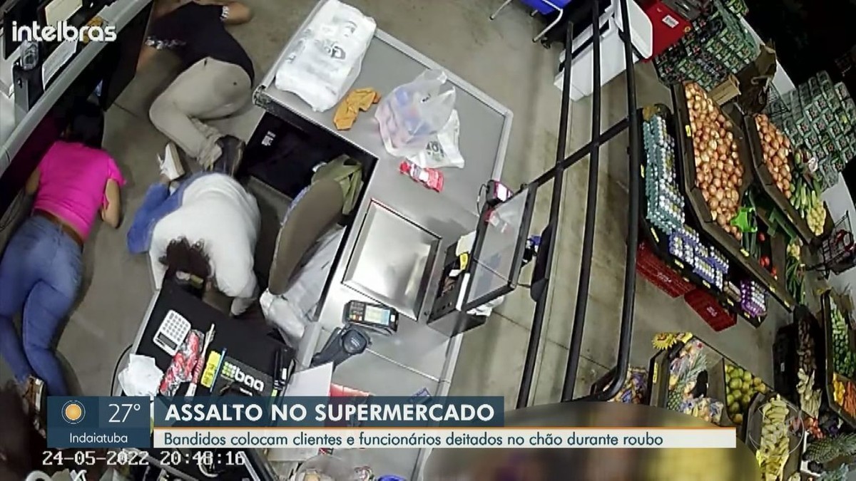 Câmera Flagra Assalto Em Supermercado De Limeira VÍdeo Piracicaba E