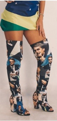 Bolsonaro Fashion Week: marca lança botas com imagens do candidato ...