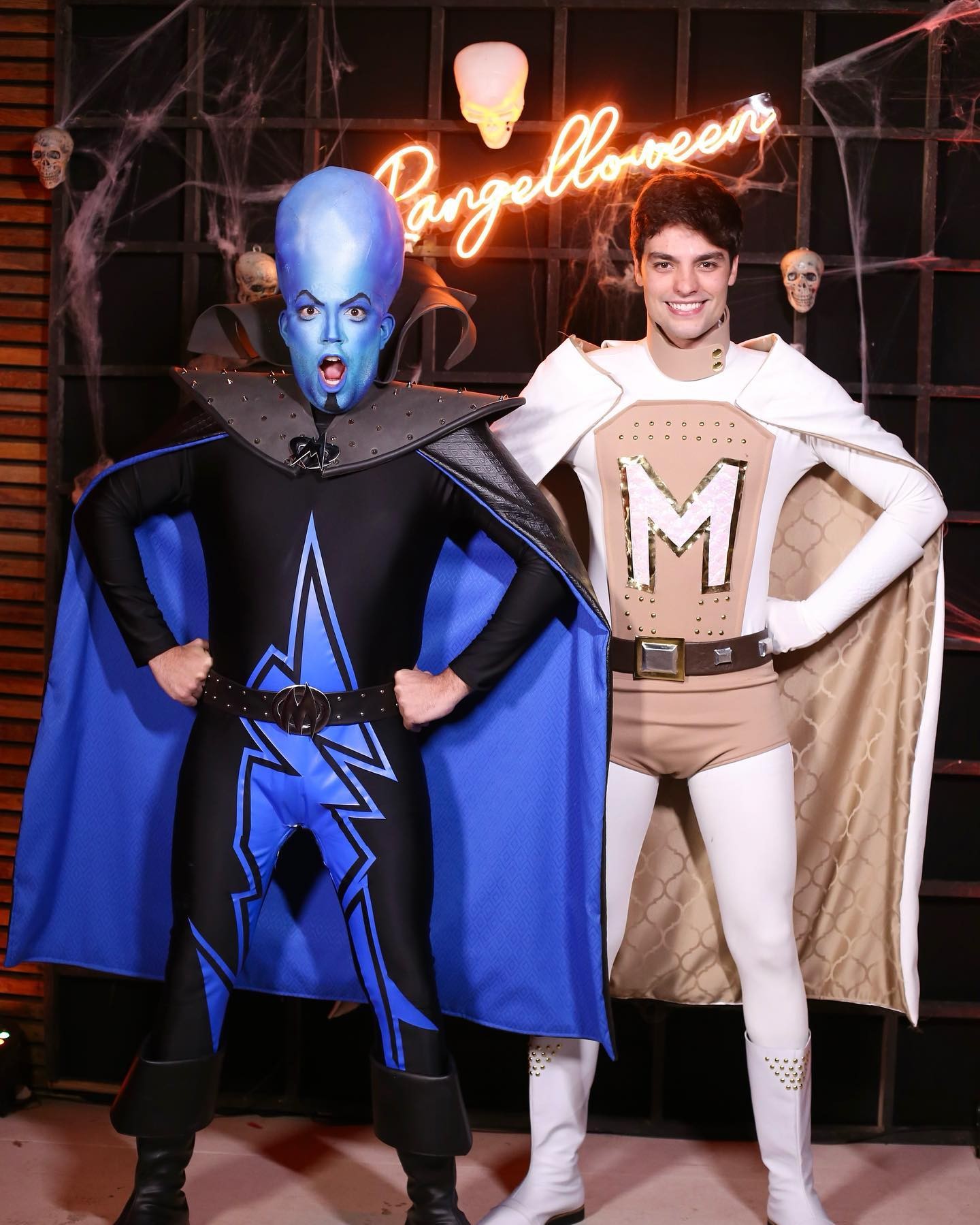 Lucas Rangel se fantasia de Megamente em festa de Halloween: "Arrasamos ...