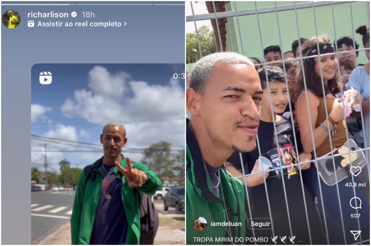 Richarlison compartilha influencer fazendo 'dança do pombo' com ...