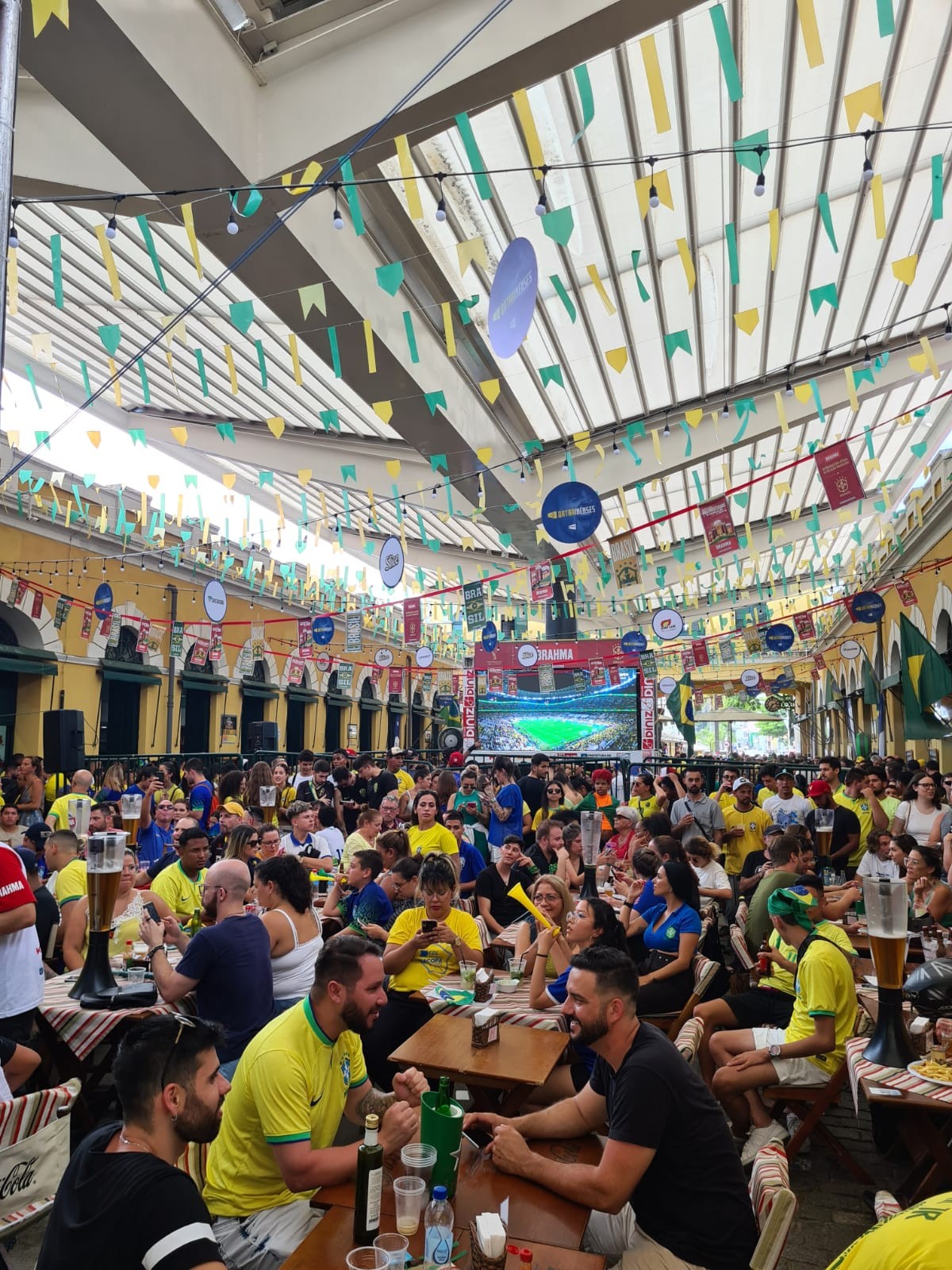 Torcida em SC tem 'sheik', rostos pintados e escola de samba para ...