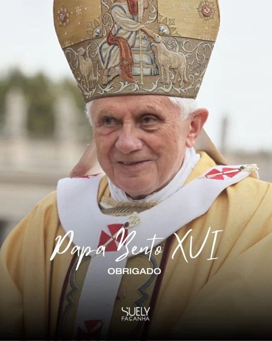 Padre Fábio de Melo presta homenagem a Papa Bento XVI: ‘A igreja ...