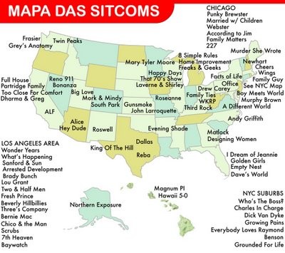 Dica do twitter: o mapa das séries - Patrícia Kogut, O Globo