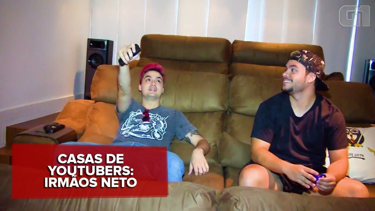 Irmãos Neto, Felipe e Luccas Neto mostram nova mansão no Rio, uma ...