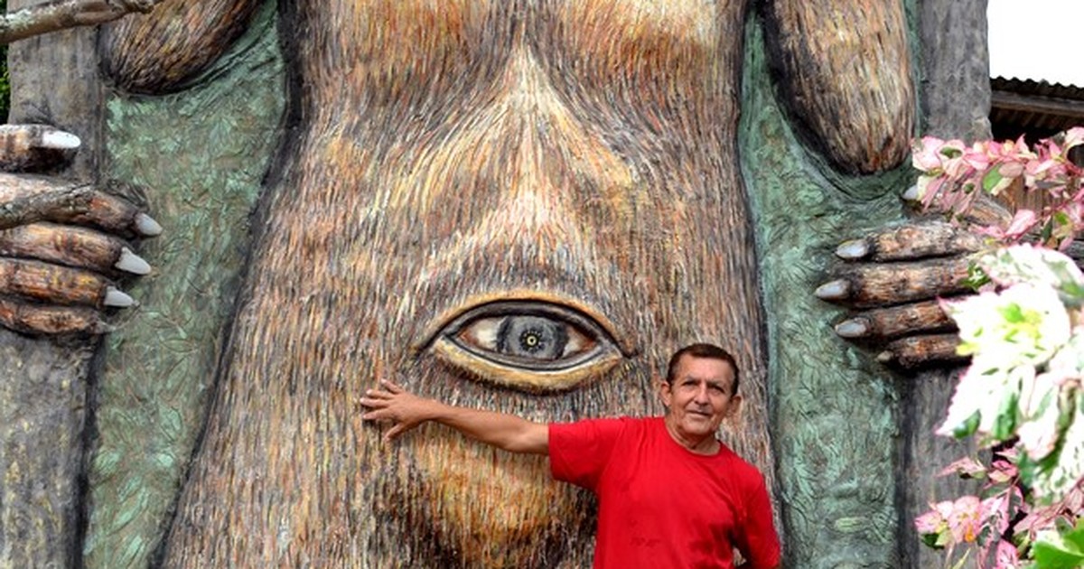 G1 - 'Monstros' da Amazônia decoram jardim de casa de artesão no Acre ...