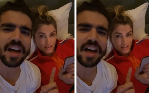 Caio Castro faz meme com Grazi Massafera e atriz reage - Quem | QUEM News