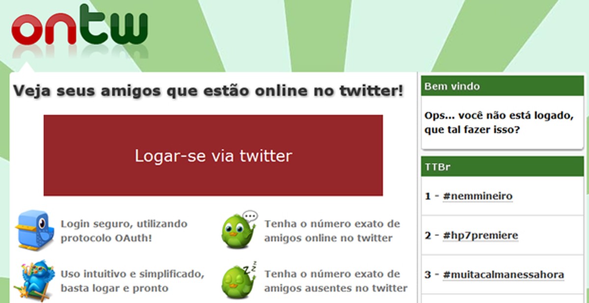 Como saber se quem eu sigo está online no Twitter | Dicas e Tutoriais ...