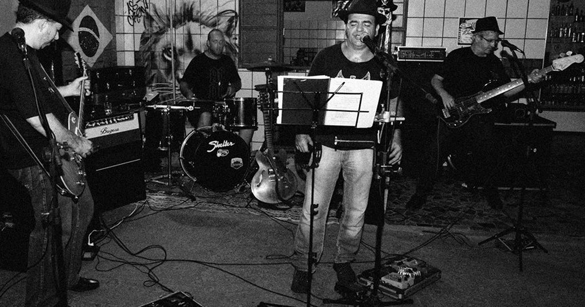 G1 - Banda Beer Brothers faz show no Dia Mundial do Rock em Santa ...