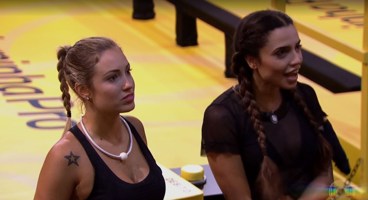 Jéssica e Paula são as últimas a deixar a prova de resistência e ...