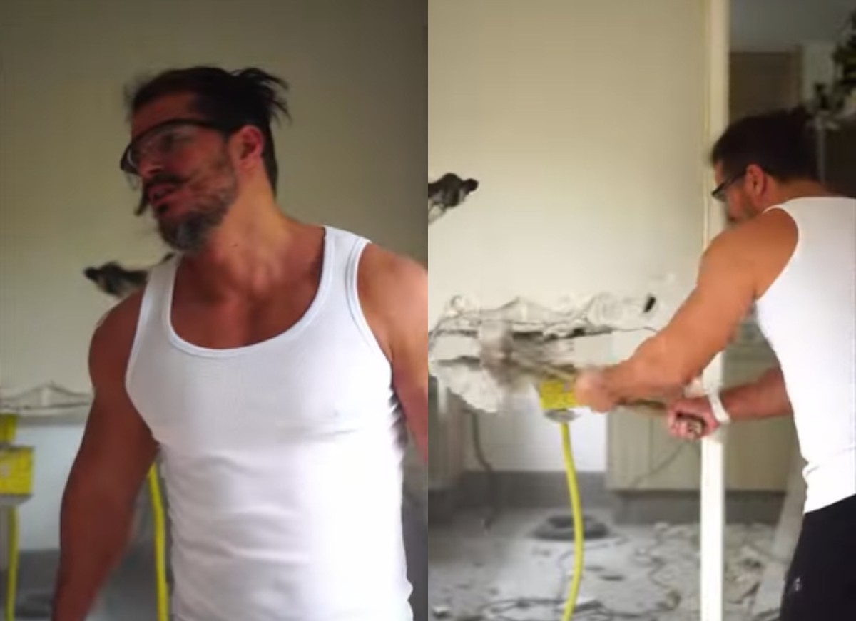 Bruno Lopes coloca a ‘mão na massa’ durante reforma da casa: “Achava ...