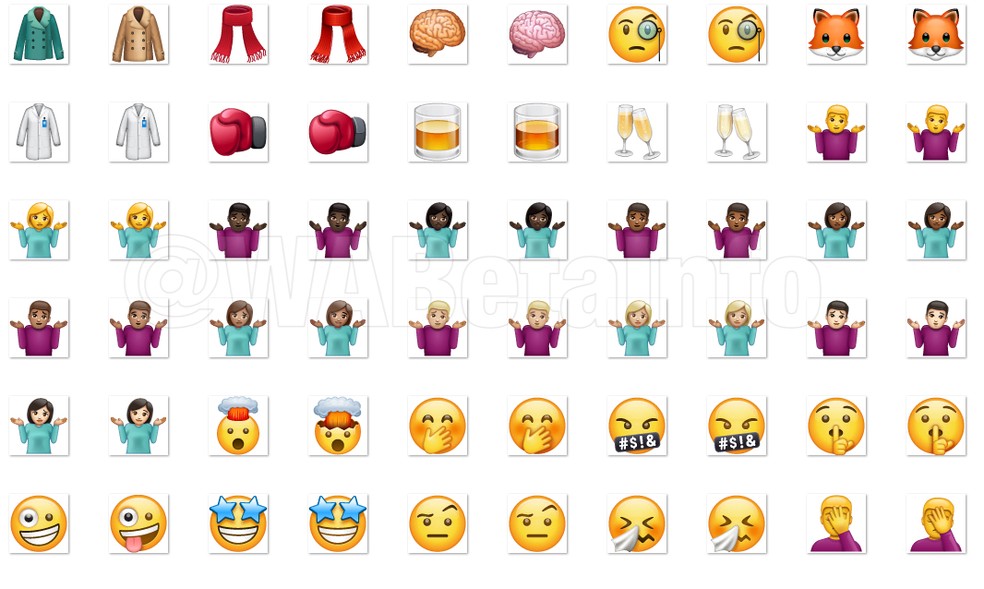 WhatsApp Beta para Android altera design de 357 emojis; veja mudanças ...