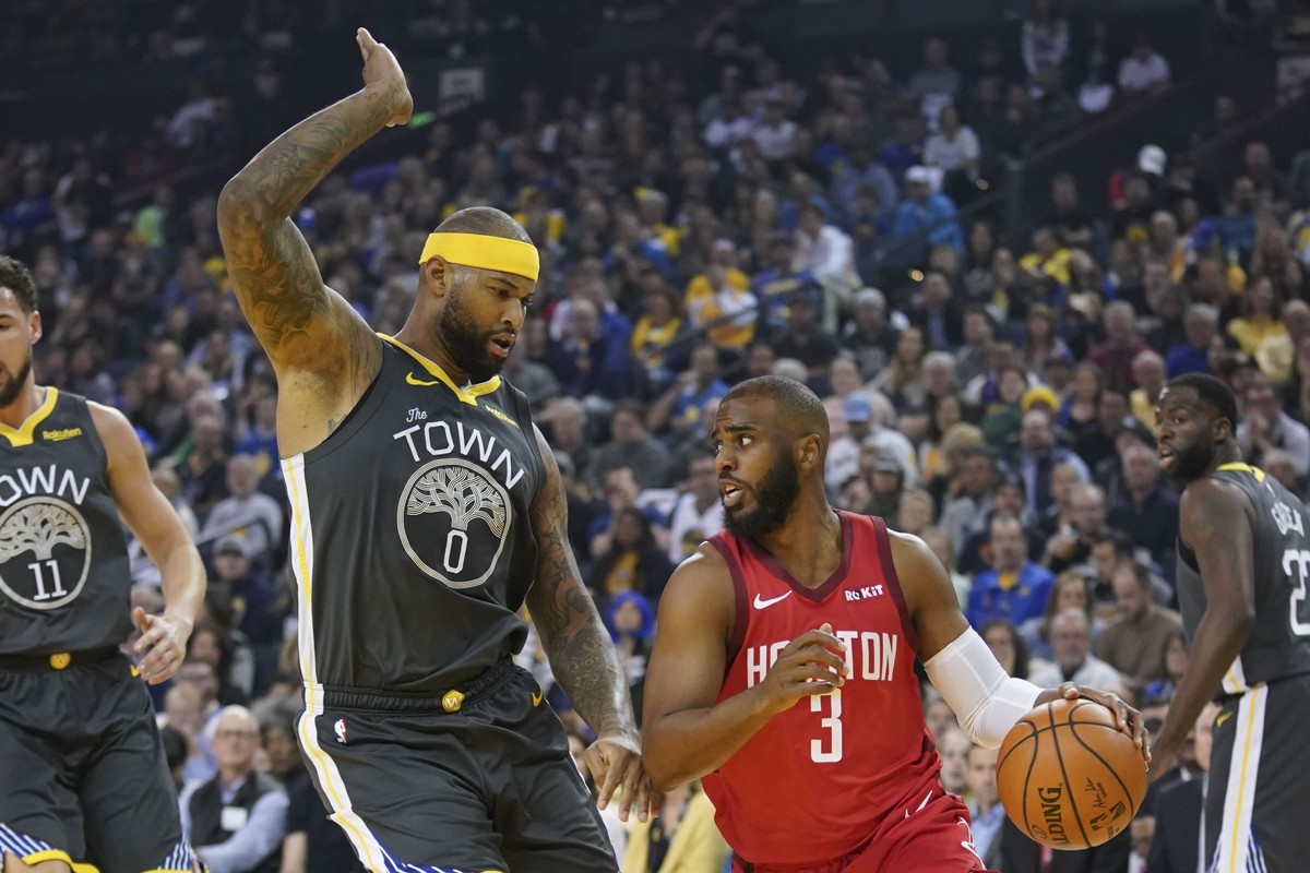 Sem James Harden e com show de Chris Paul, Rockets vencem o Golden State Warriors | nba | Sportv