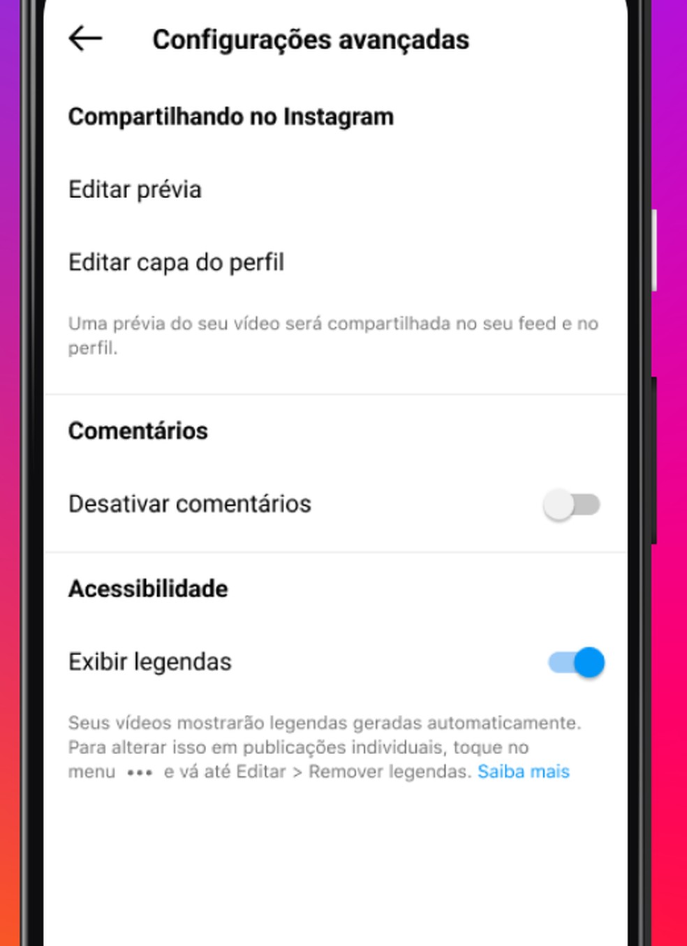 Novo recurso do Instagram permite ativar legendas automáticas em vídeos; veja como - Fala Genefax