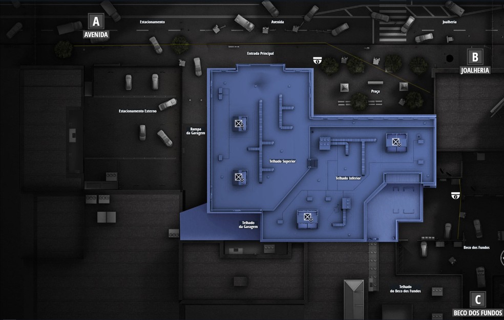 Banco no Rainbow Six Siege: veja os lugares e pontos de referência do ...