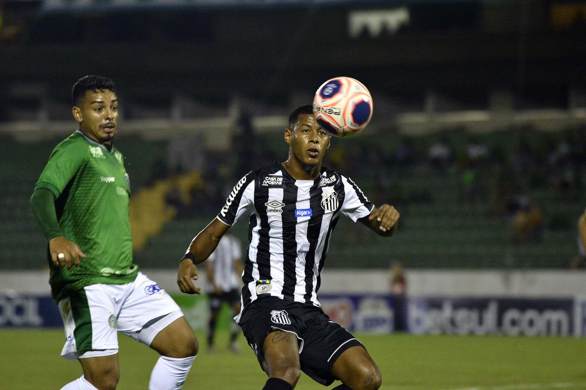 Arthur Gomes comemora primeiro gol da temporada pelo Santos: "Tira a ...