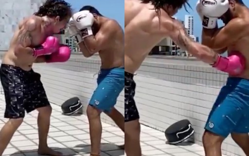 Whindersson Nunes luta boxe na sacada: "5 minutos sem perder a amizade ...