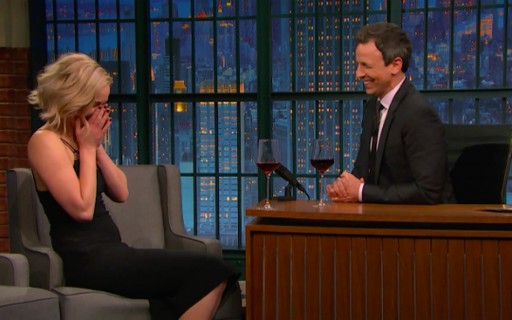 Jennifer Lawrence diz a apresentador que sentia uma queda por ele e ... Jennifer Lawrence diz a apresentador que sentia uma queda por ele e ...