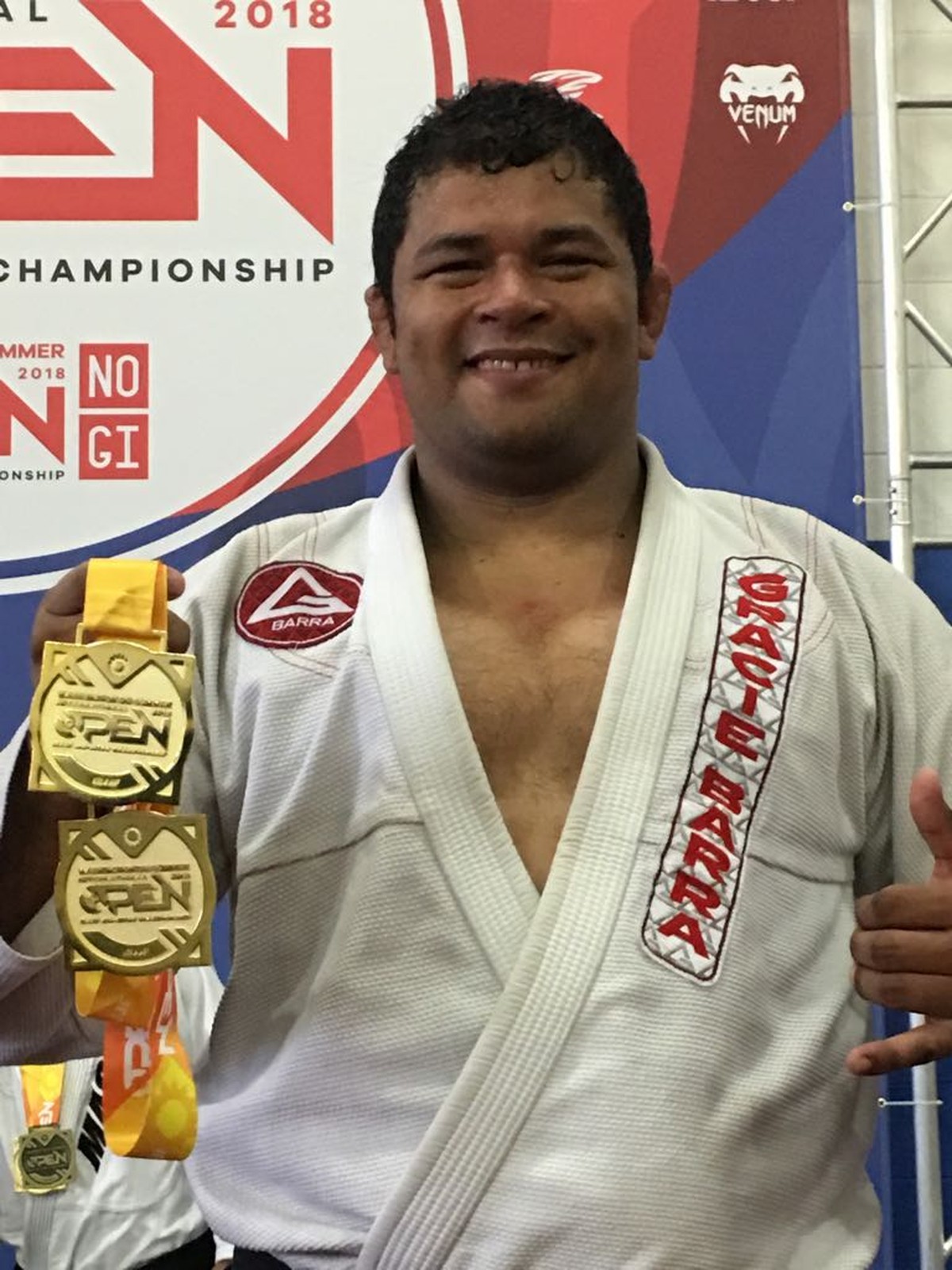 Amazonense Thiago Reinaldo arrasta duas medalhas em torneio da IBJJF ...