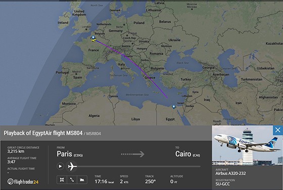 O que se sabe sobre o voo MS 804 da EgyptAir que sumiu no Mediterrâneo ...