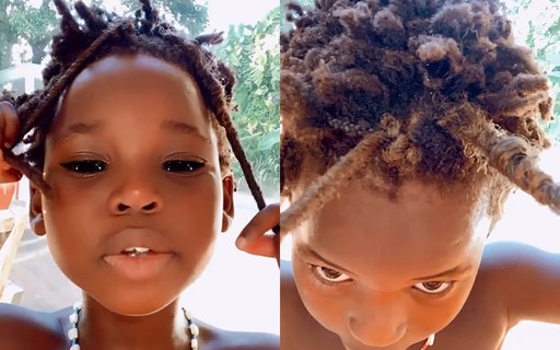 Bless se diverte com filtro e exalta seus dreads: "Maneiros"; vídeos ...