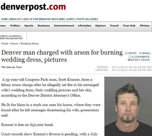 G1 - Americano é acusado de queimar vestido de casamento de ex-esposa ...