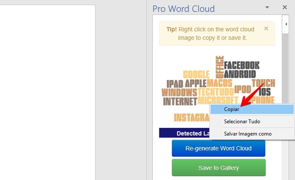 Como criar uma nuvem de palavras no Word | Produtividade | TechTudo