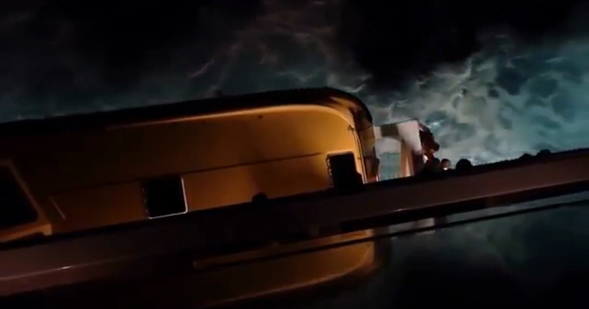 Globo News - Vídeo mostra momento da queda de brasileiro de navio nas ...