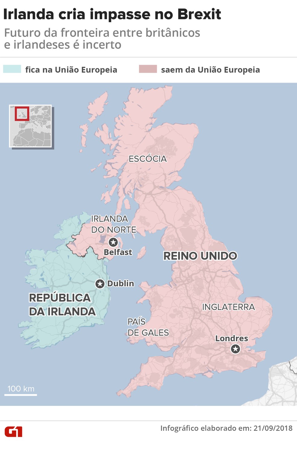 Entenda por que a Irlanda é um entrave na negociação do Brexit | Mundo | G1