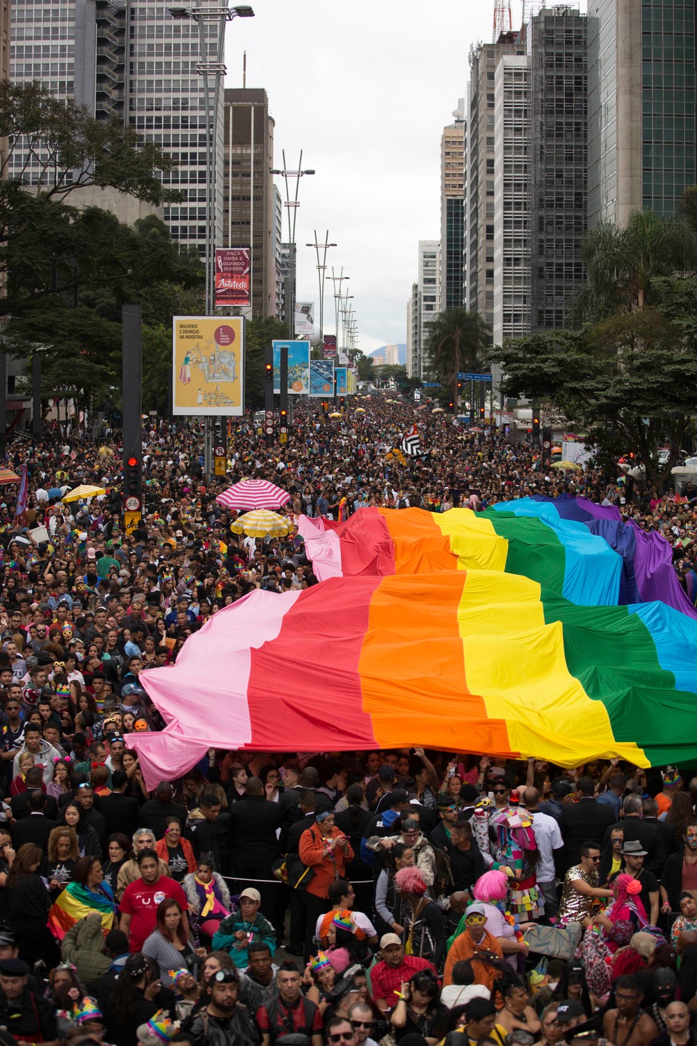FOTOS: veja imagens da 22ª Parada LGBT de São Paulo | São Paulo | G1