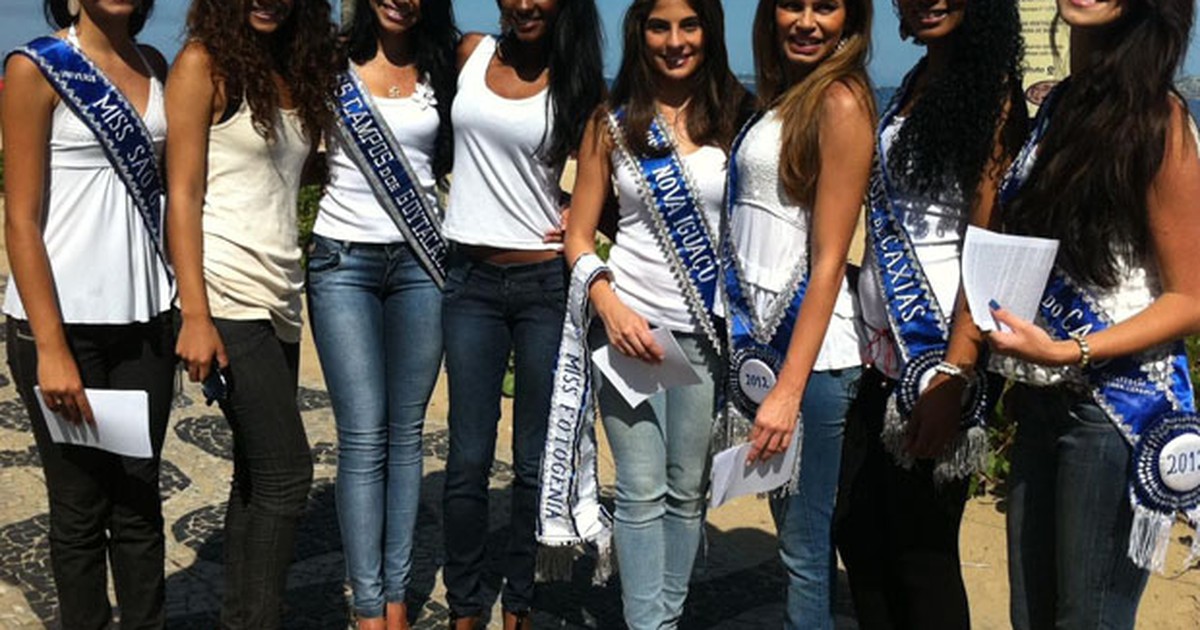 G1 - Representantes do concurso de Miss do Rio param o calçadão de ...