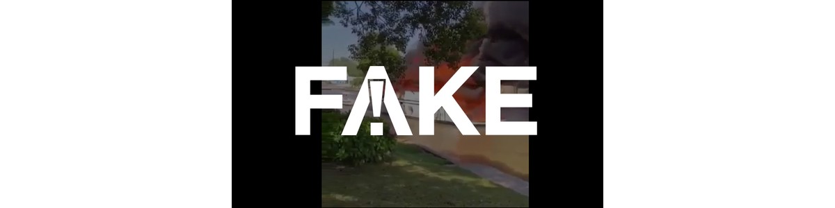 É #FAKE vídeo que mostra barco em chamas com logo da campanha de Trump ...