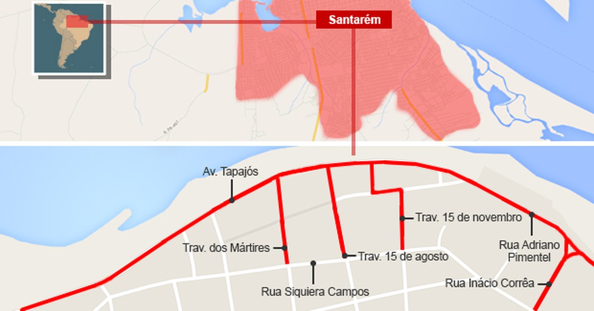 G1 - Réveillon altera trânsito em Santarém e Alter do Chão - notícias ...