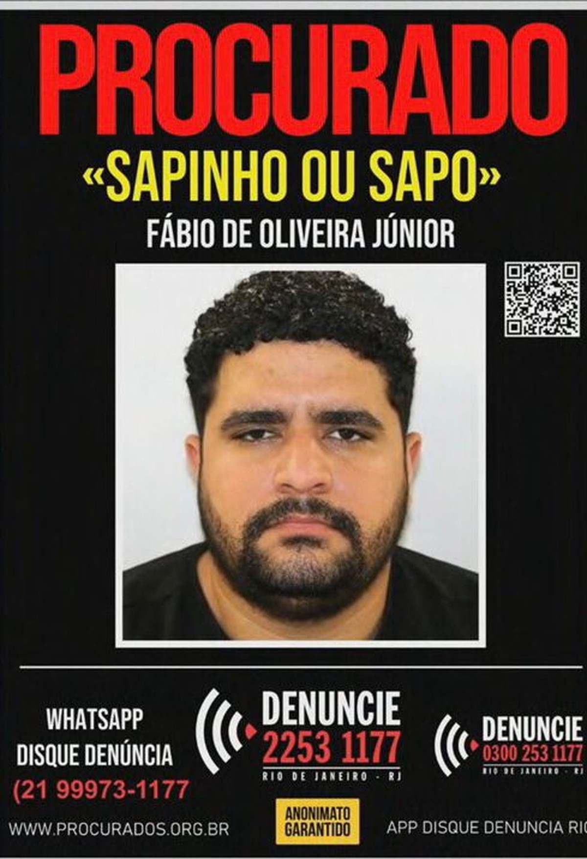 Disque Denúncia Divulga Cartaz Para Encontrar Suspeito De Matar Homem
